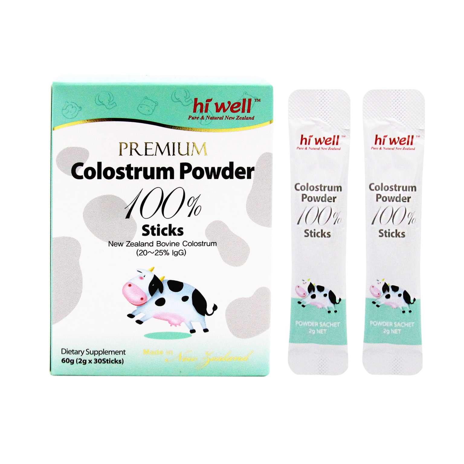 Colostrum Powder Sticks - Hi Well