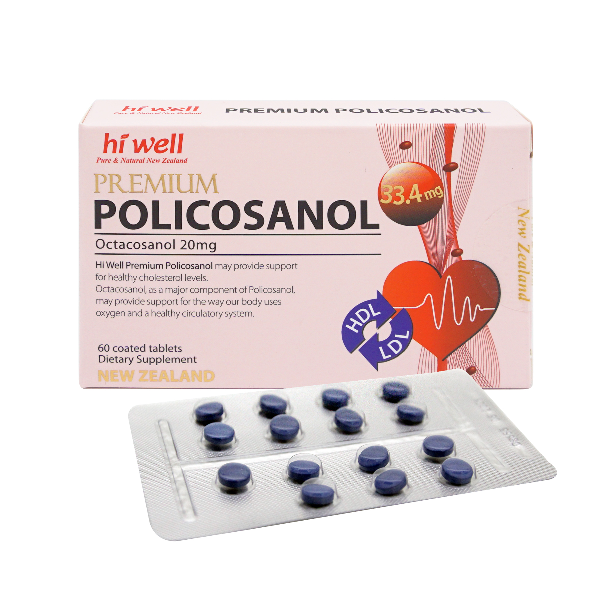 Policosanol 33.4mg - Hi Well