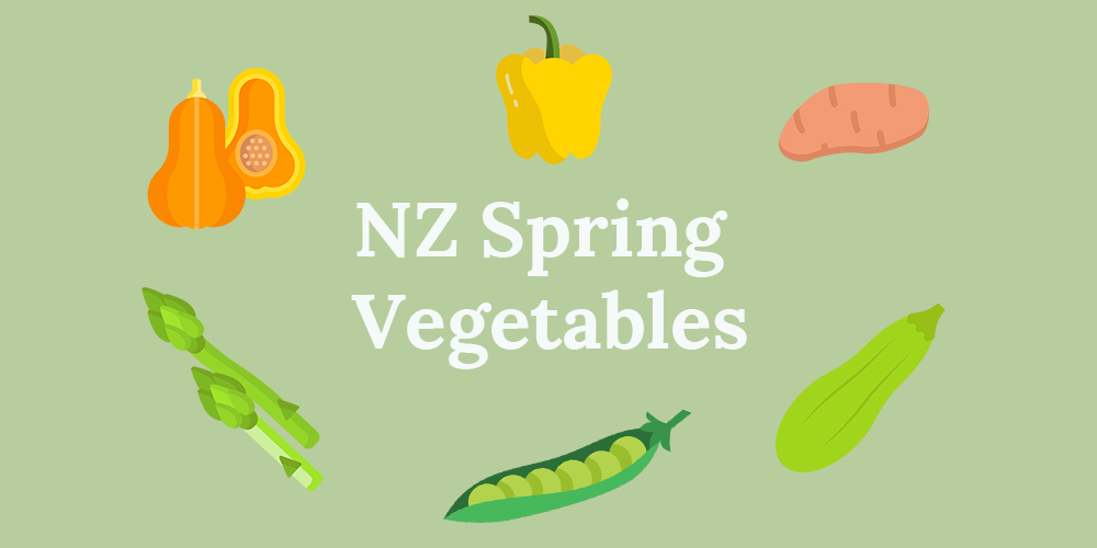 New Zealand seasonal produce Spring (Sep~Nov) - Hi Well